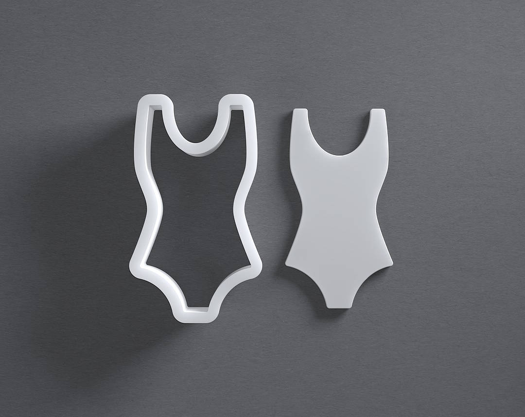 Bikini Swimsuit Cookie Cutter From Mini to Large Swimming - Etsy