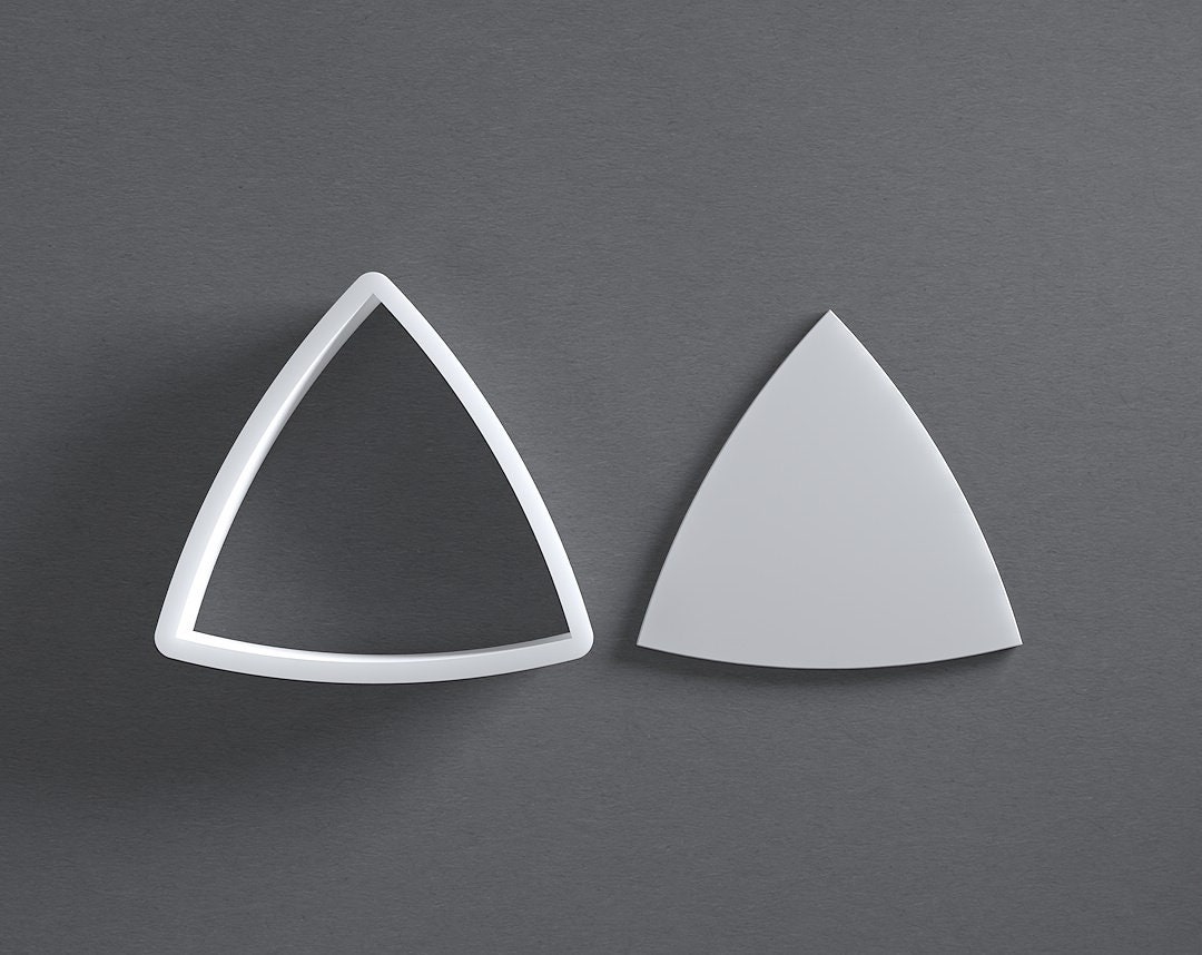 Puffy Triangle Cookie Cutter From Mini to Large Whimsical - Etsy