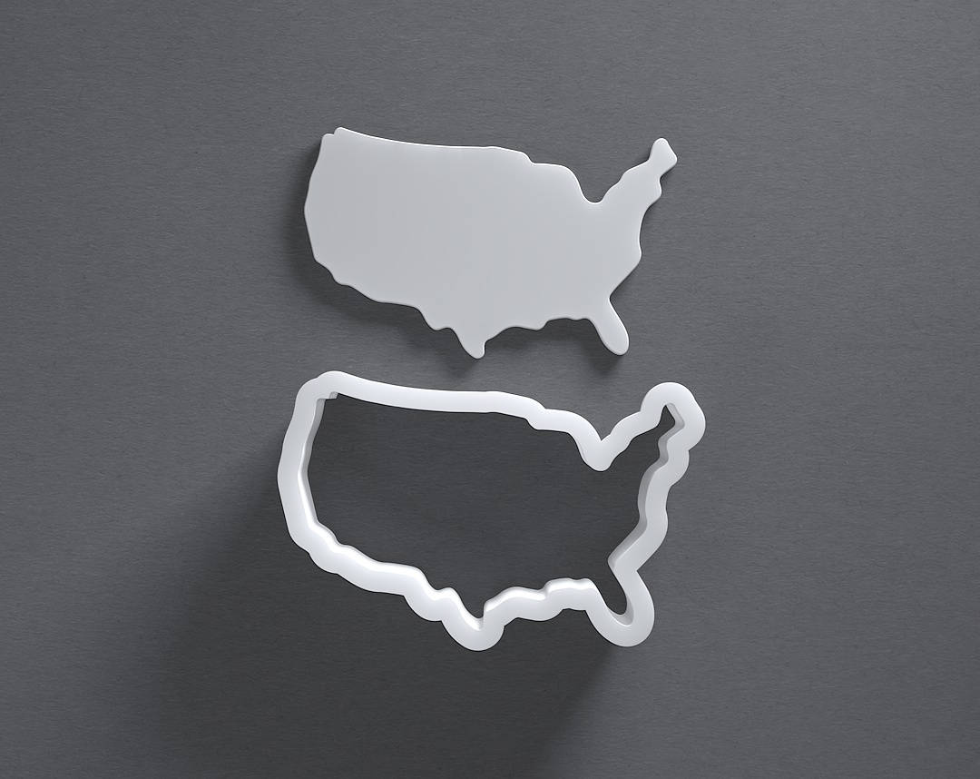 USA Cookie Cutter From Mini to Large United States of - Etsy