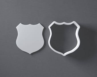 Police Badge 102 Cookie Cutter and Stamp - Etsy