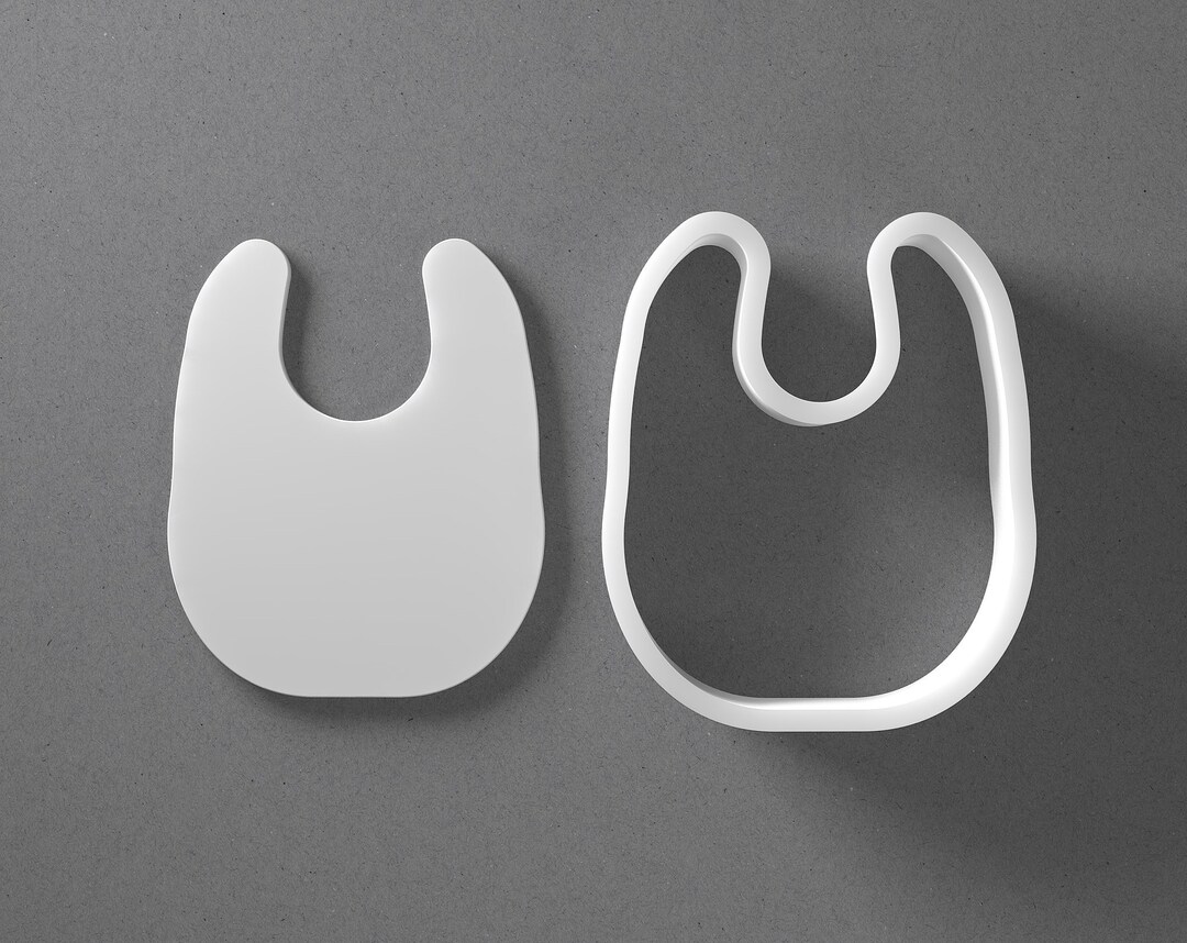 Baby Bib Cookie Cutter - From Mini to Large - Baby Shower Newborn ...