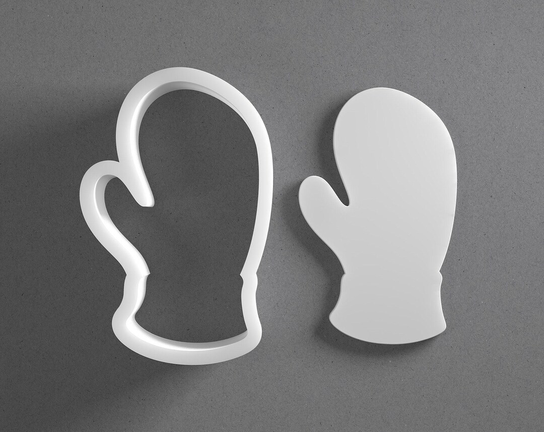 Mitten Cookie Cutter & Winter Glove Polymer Clay Earring, Pottery Tool ...