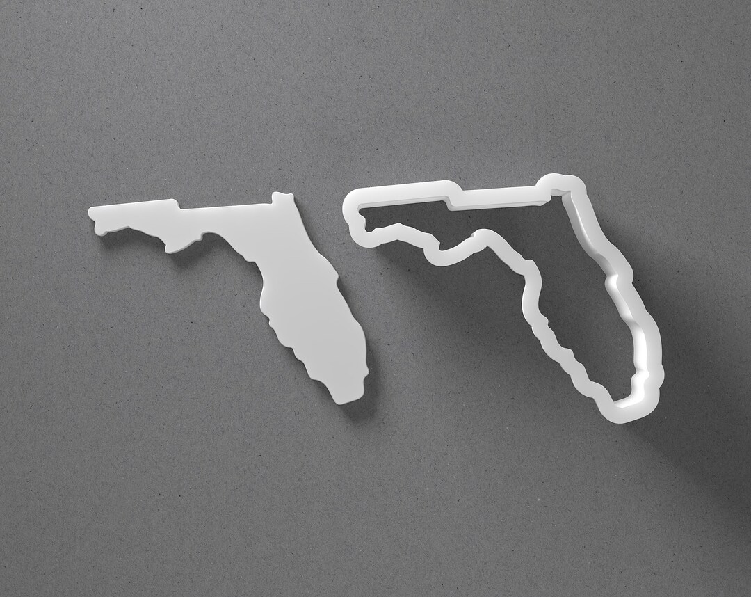 Florida State Cookie Cutter - From Mini to Large - Polymer Clay Jewelry ...