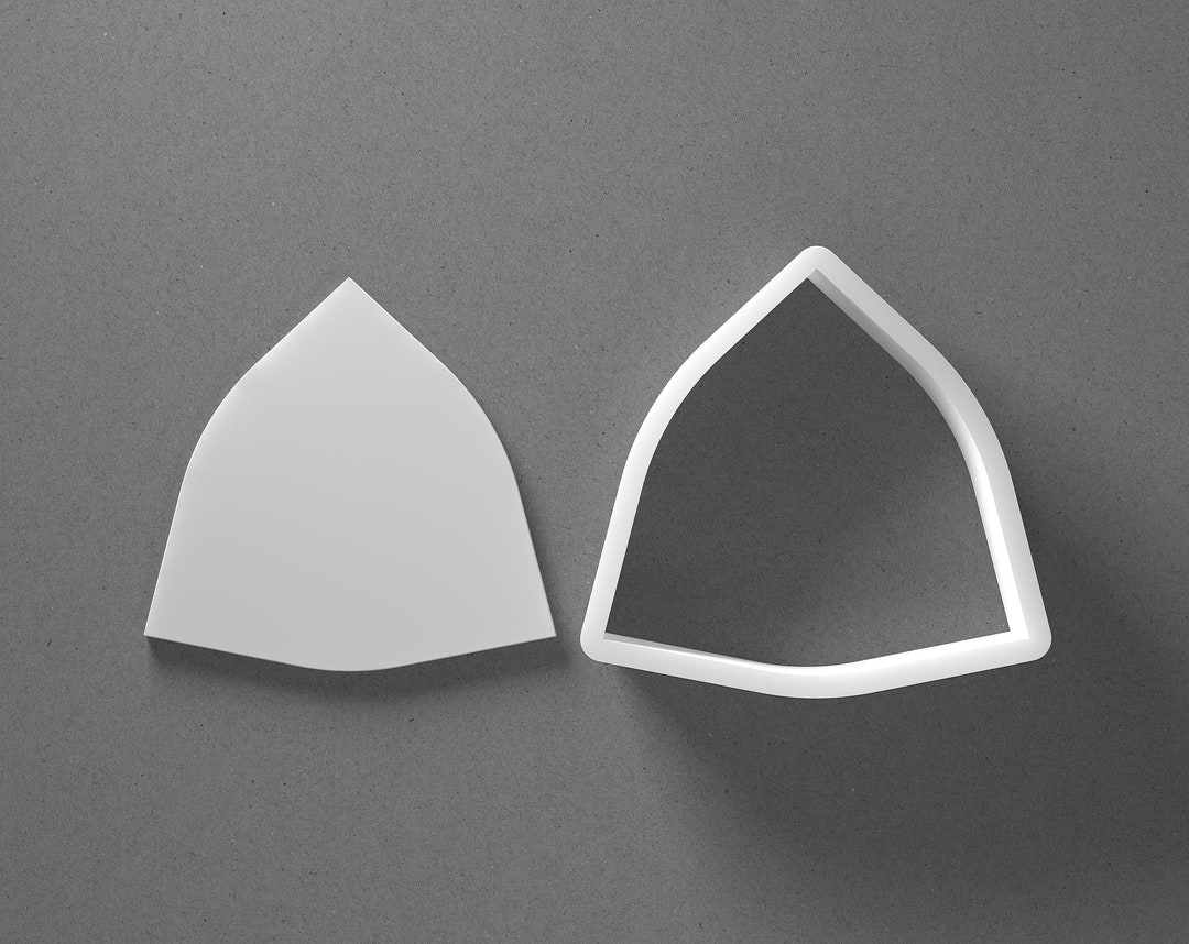 Rounded Triangle Cookie Cutter - From Mini to Large - Round Side ...
