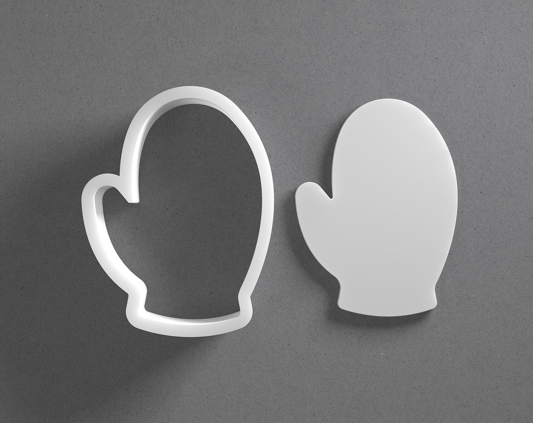 Mitten Cookie Cutter - From Mini to Large - Winter Glove Polymer Clay ...
