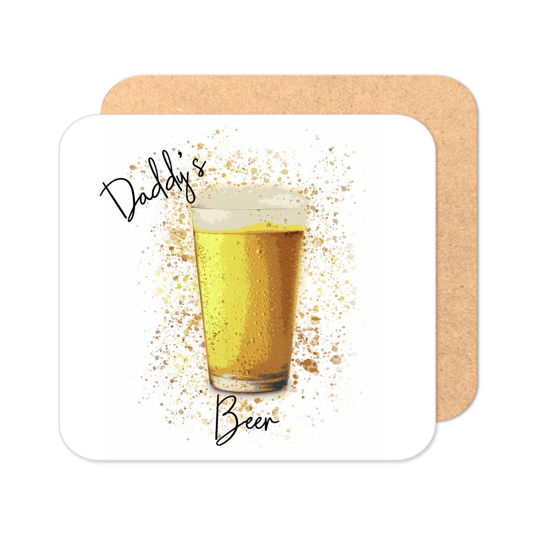 Personalised Beer Coaster - Splash Effect Coaster | Personalised Drinks ...