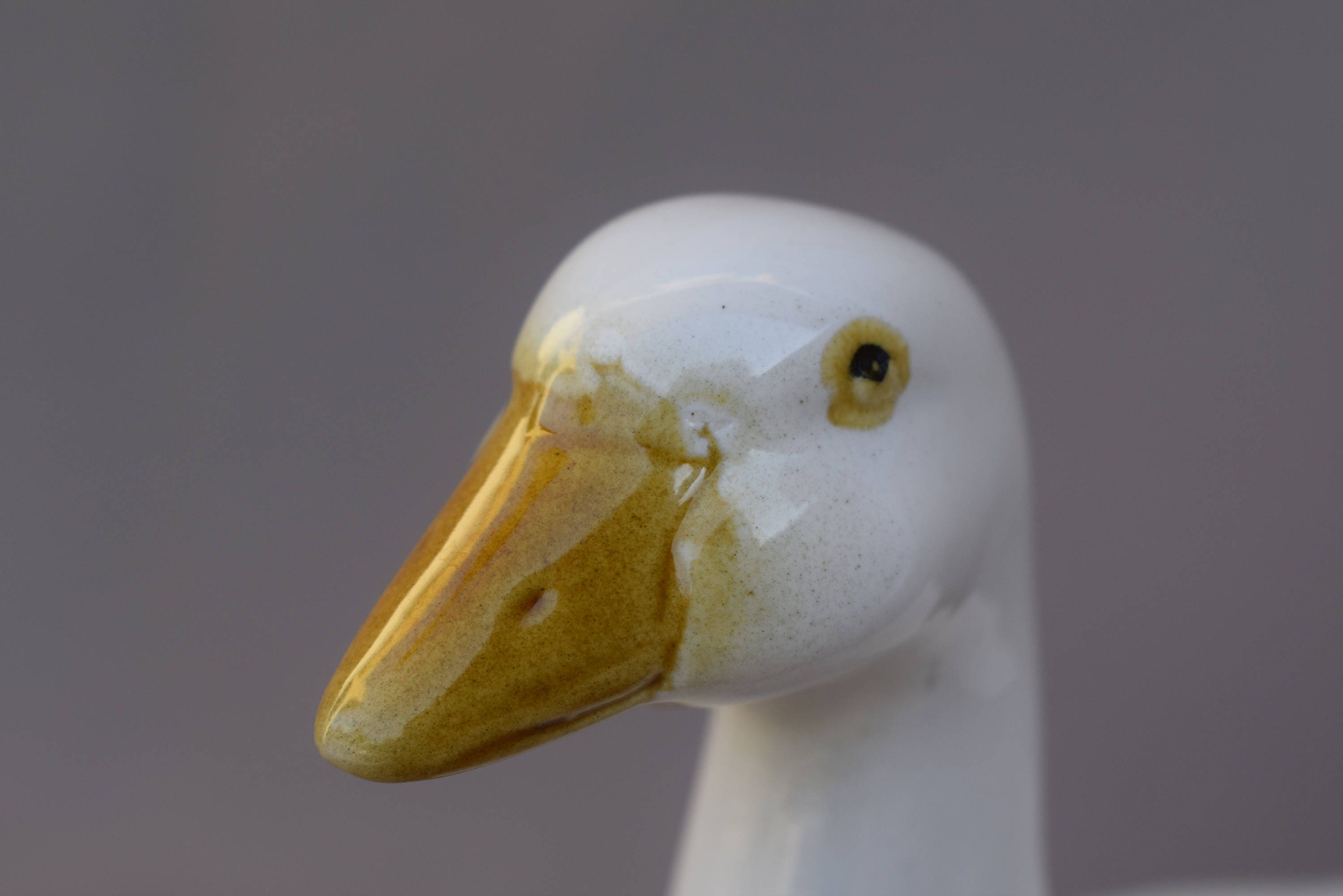 Authentic French Small White Gosling Goose Faience Terrine by Michel ...