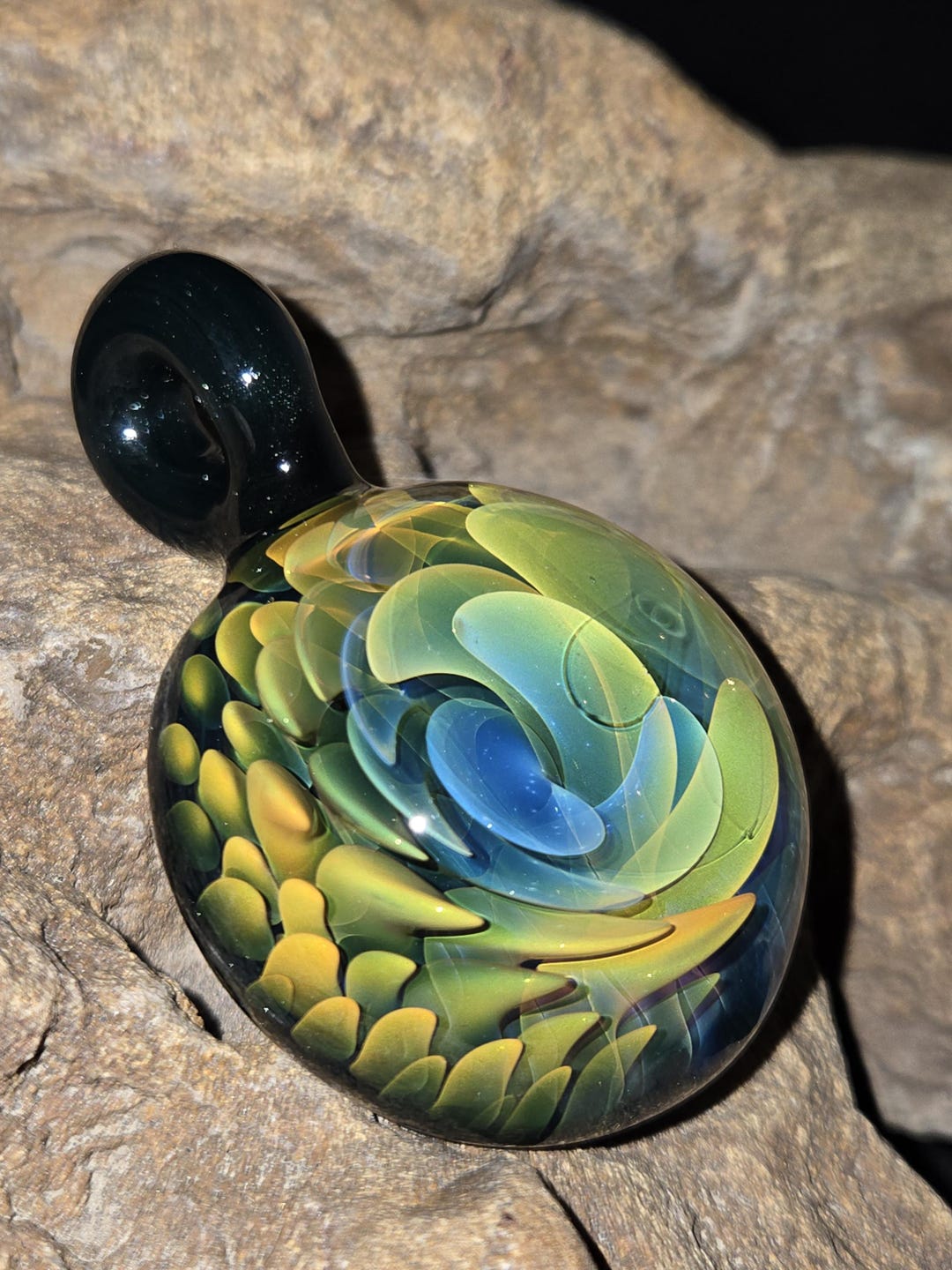 Beautiful Fume Implosion Pendant - Etsy
