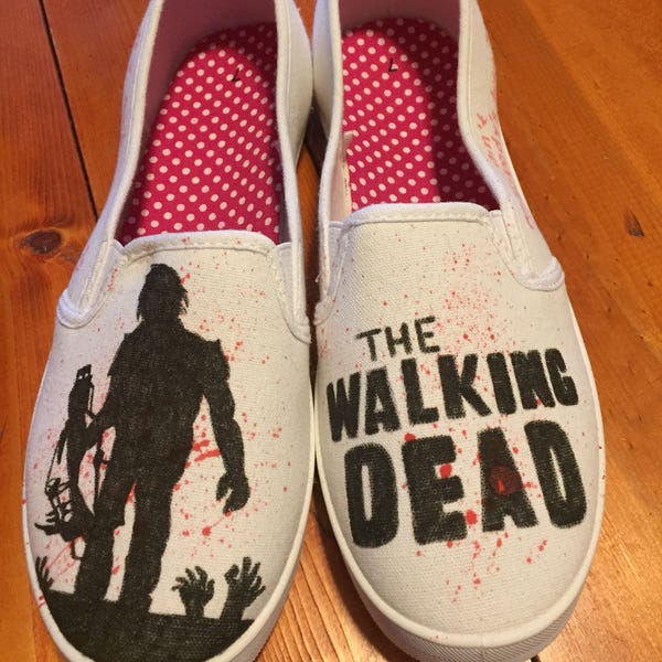 Walking Dead Shoes - Etsy