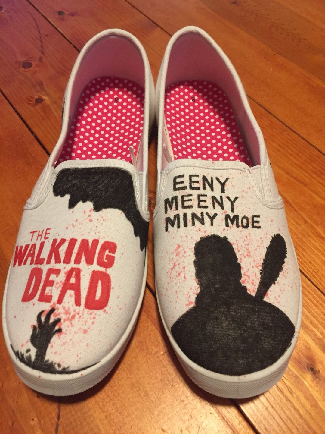 The Walking Dead Inspired Shoes Featuring Negan - Etsy