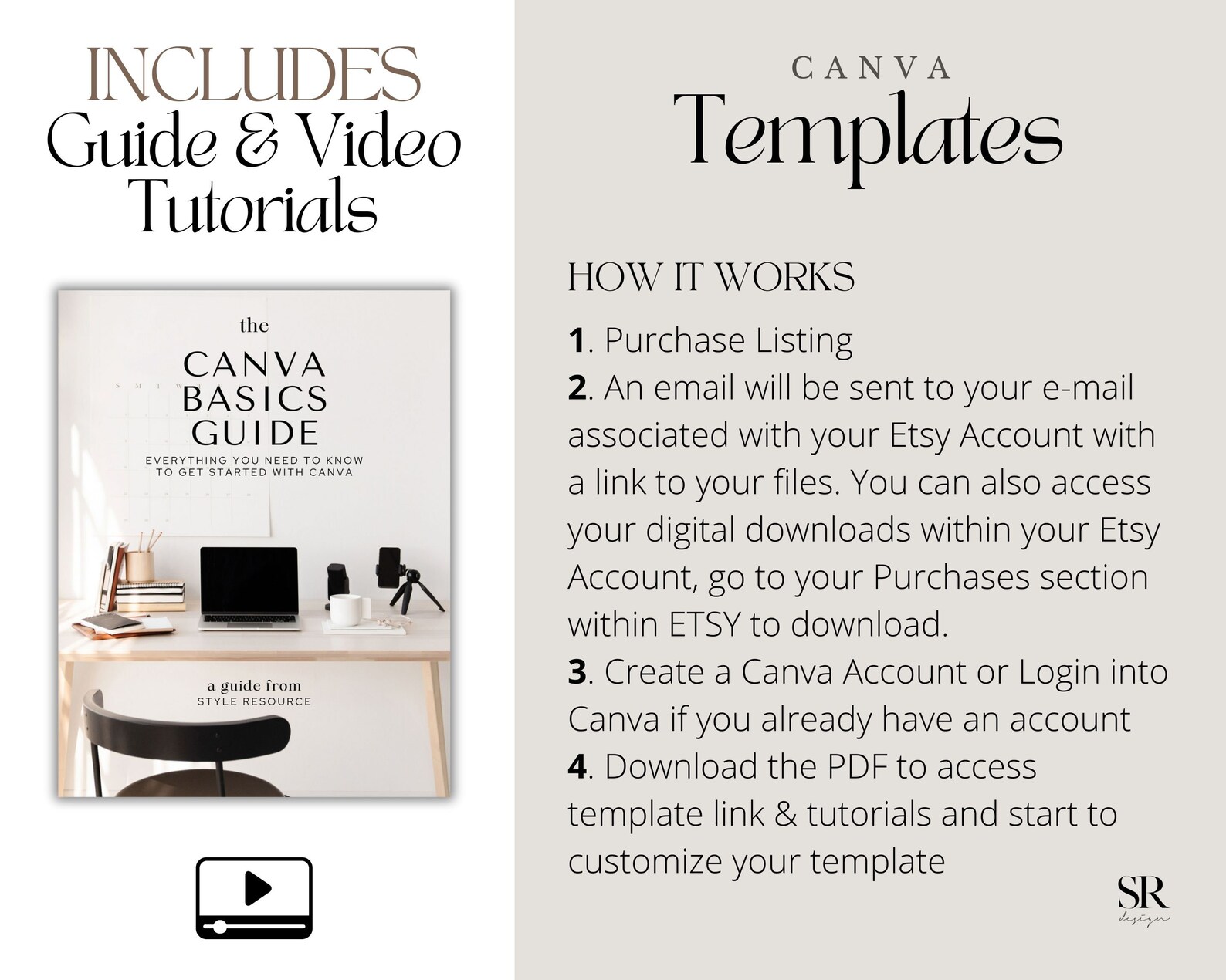 Interior Design Mood Board Canva Templates | Interior Design Concept ...