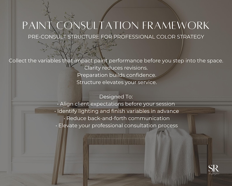 Interior Designer Paint Consultation Framework | Client Intake for ...