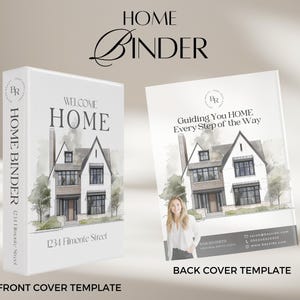 Editable Welcome Home Binder Templates – Cover, Spine, Sections & Tabs ...