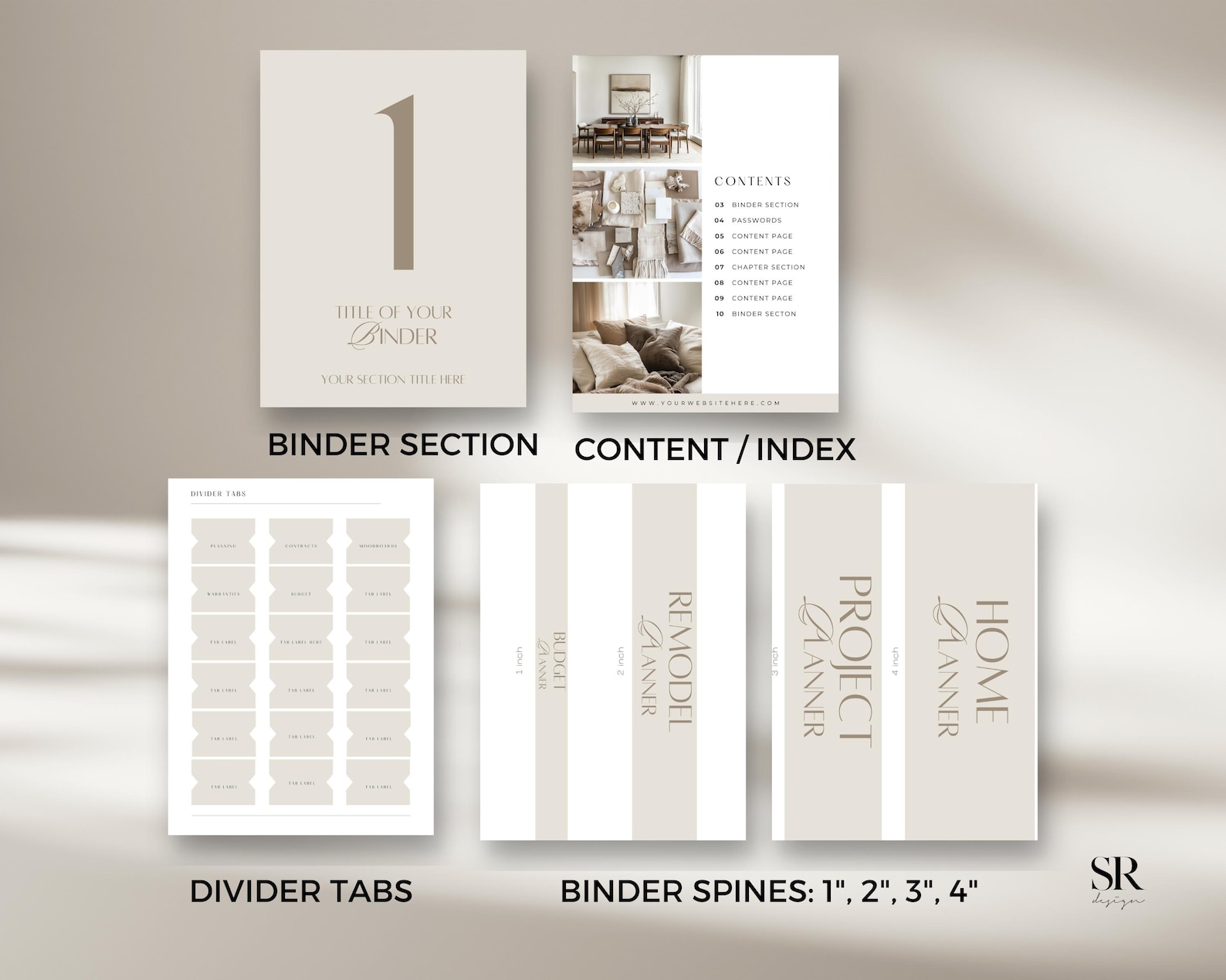 Interior Design Project Binder Template Bundle – Essential Client ...