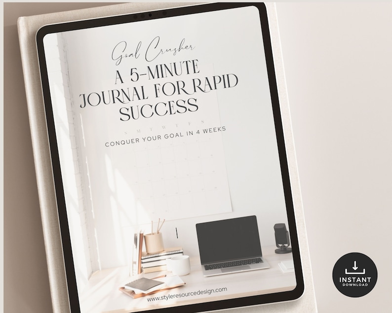 Goal Crusher: the 5-minute Success Journal Professional or Personal ...