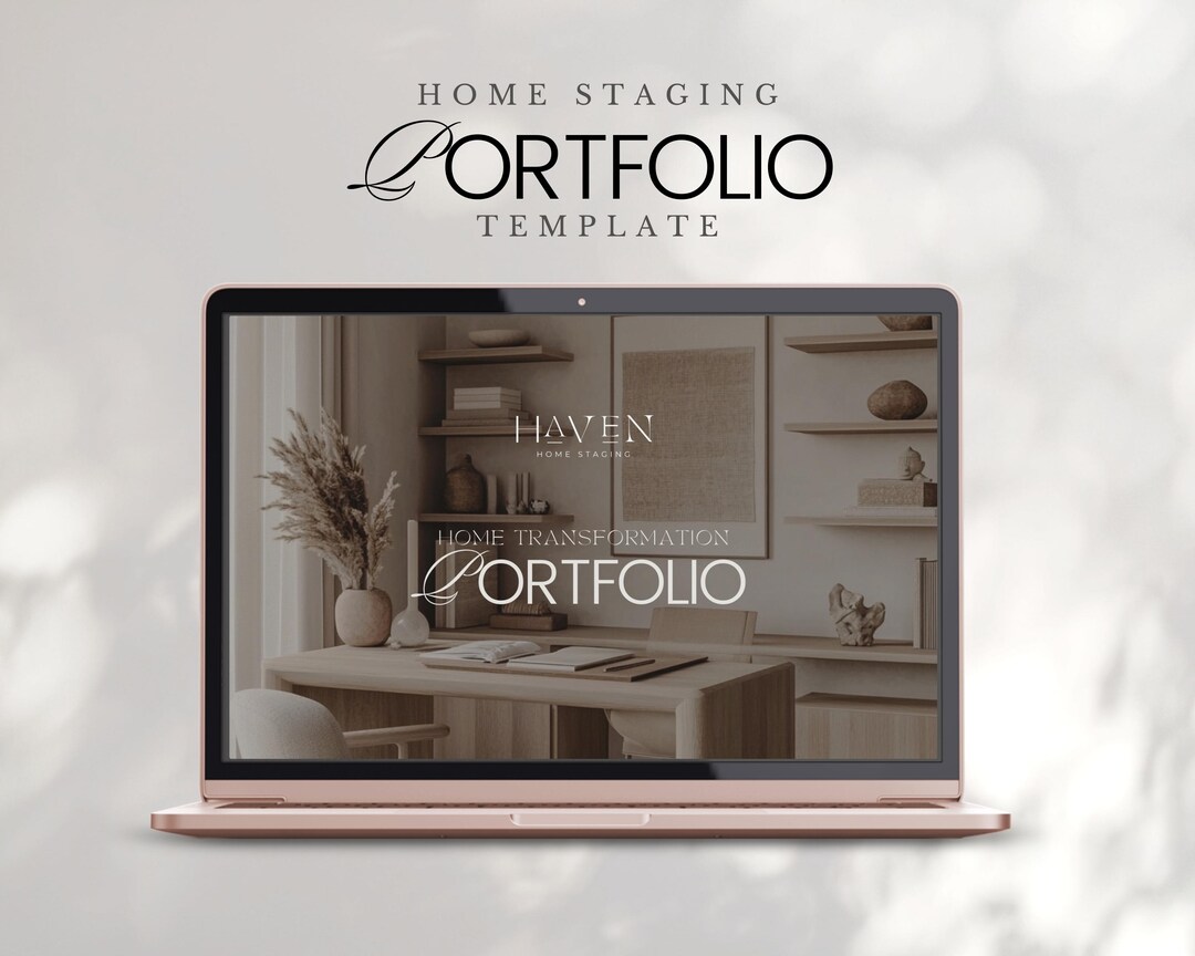 Home Staging Transformation Portfolio | Editable Client Presentation ...