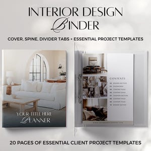Interior Design Project Binder Template Bundle – Essential Client ...