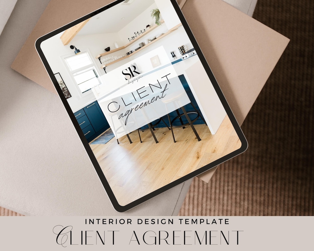 Interior Design Client Agreement With Terms of Service, Design Project ...