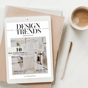 Interior Design Digital Lead Magnet E-magazine, Home Decor Buying Style ...