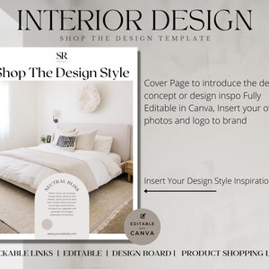 Home Decor Product Shopping List Template for Interior Designers Shop ...