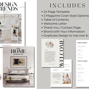 Interior Design Digital Lead Magnet E-magazine, Home Decor Buying Style ...