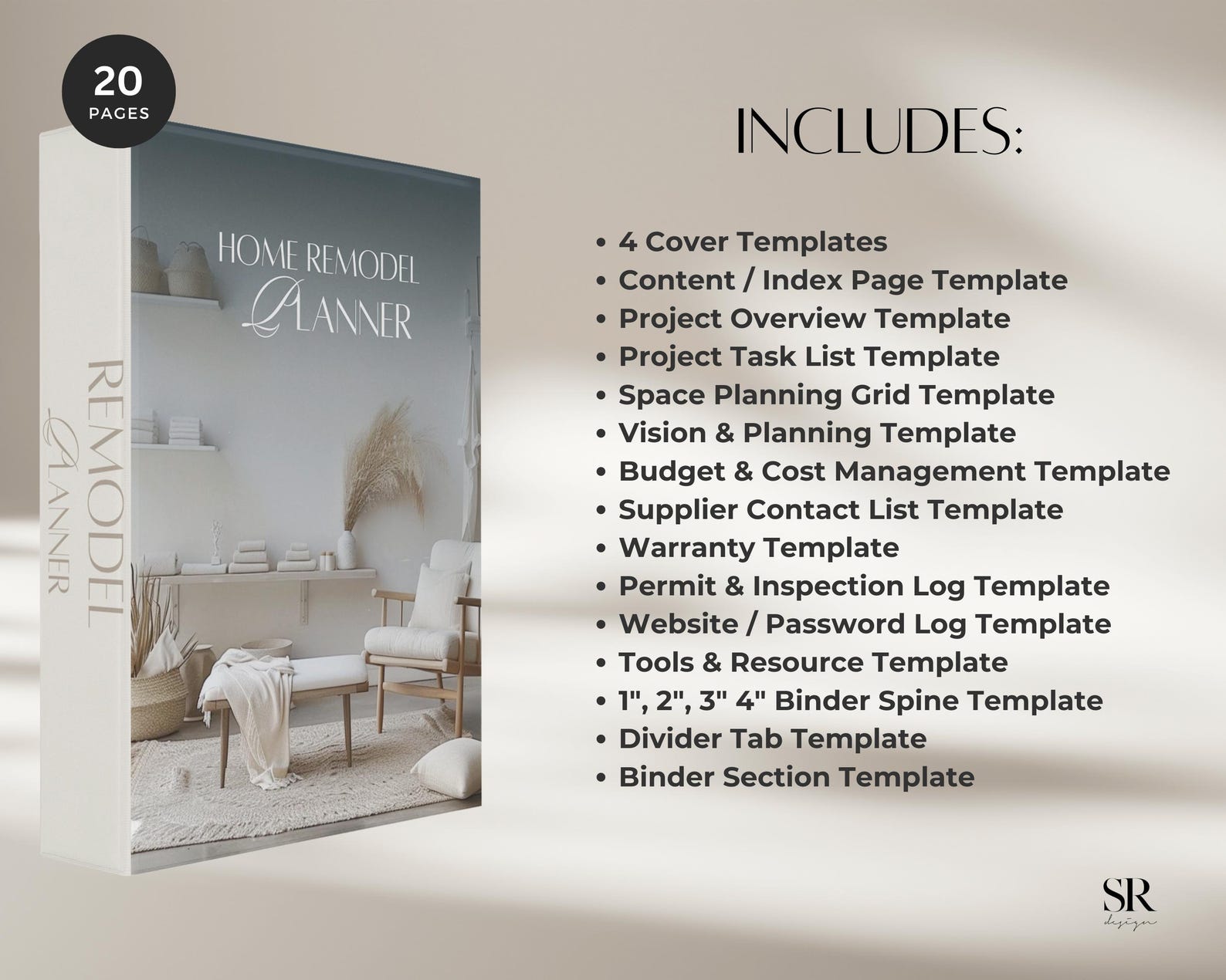 Interior Design Project Binder Template Bundle – Essential Client ...