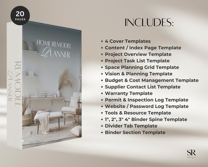 Interior Design Project Binder Template Bundle – Essential Client ...