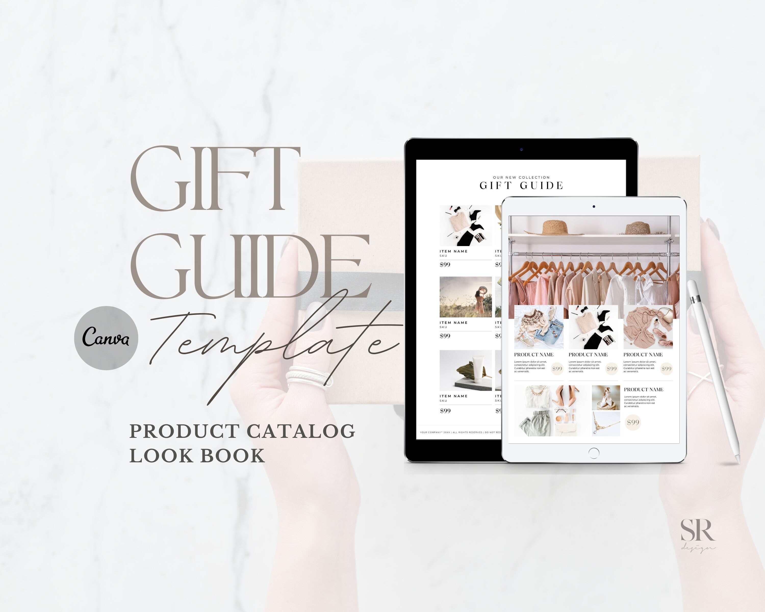 Look Book Product Catalog Template Shopping Guide Digital - Etsy
