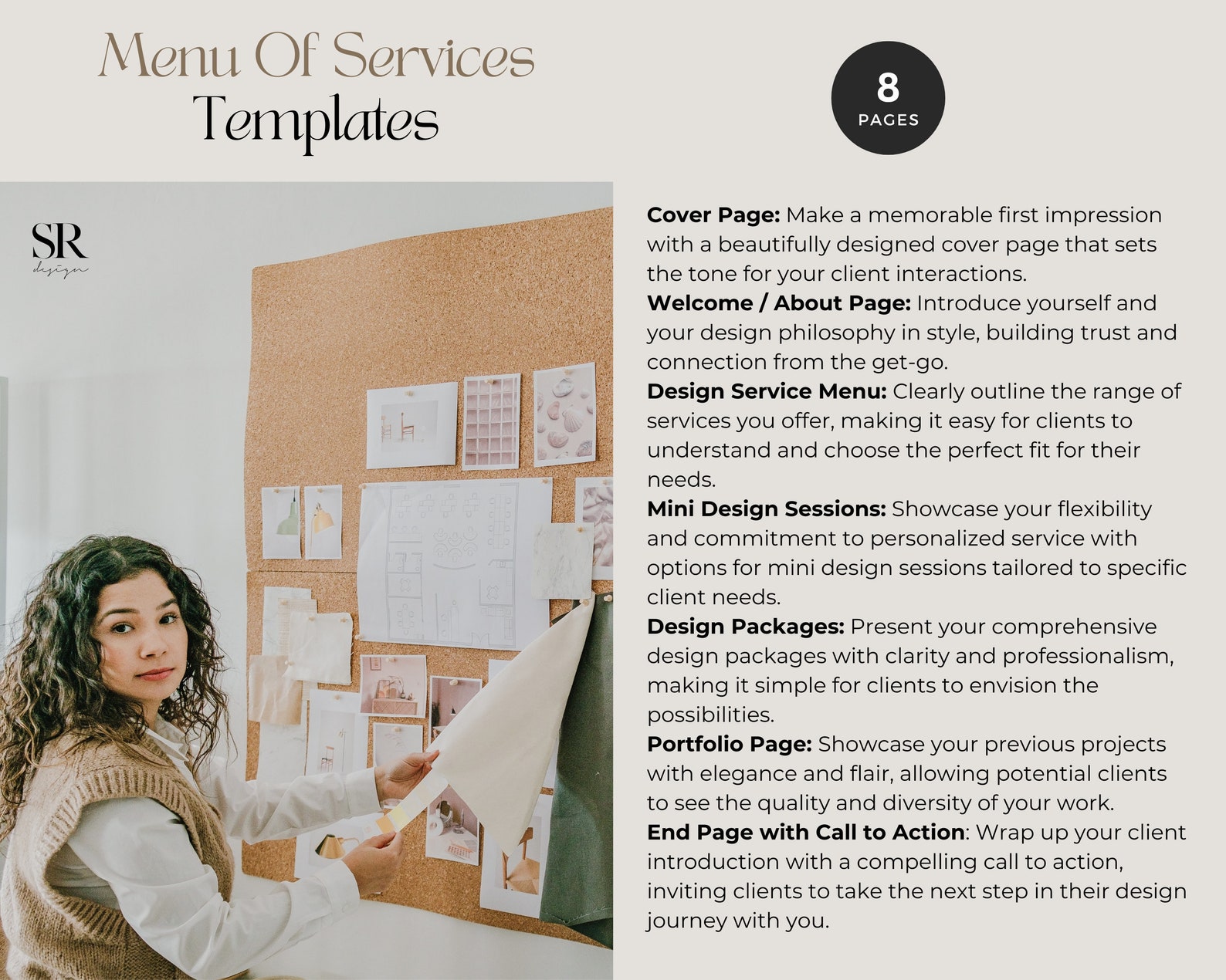 Interior Design Service Menu Client Guide Template, Design Packages and ...