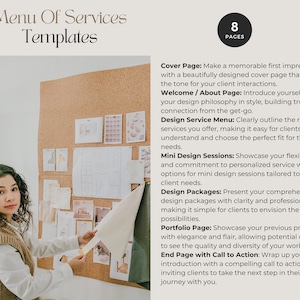 Interior Design Service Menu Client Guide Template, Design Packages and ...
