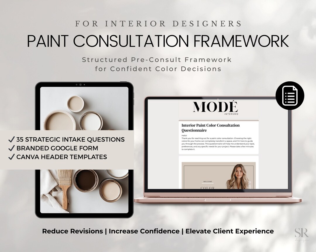 Interior Designer Paint Consultation Framework | Client Intake for ...