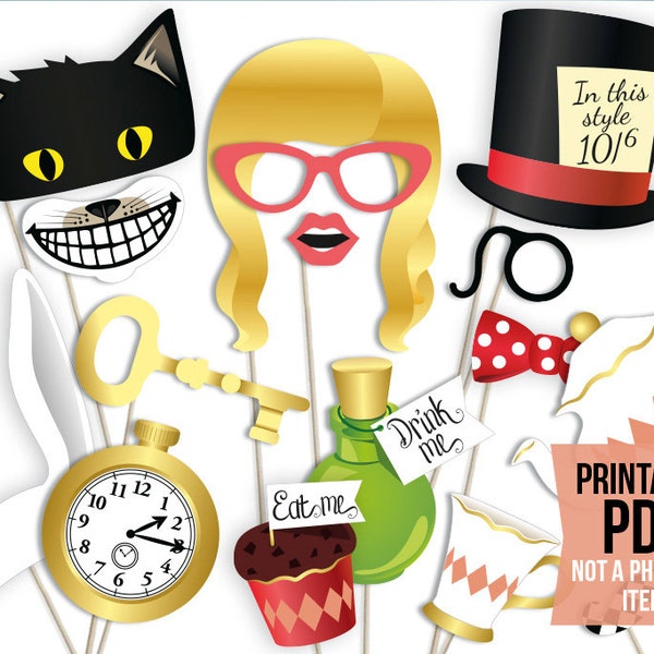 Alice in Wonderland Props - Etsy