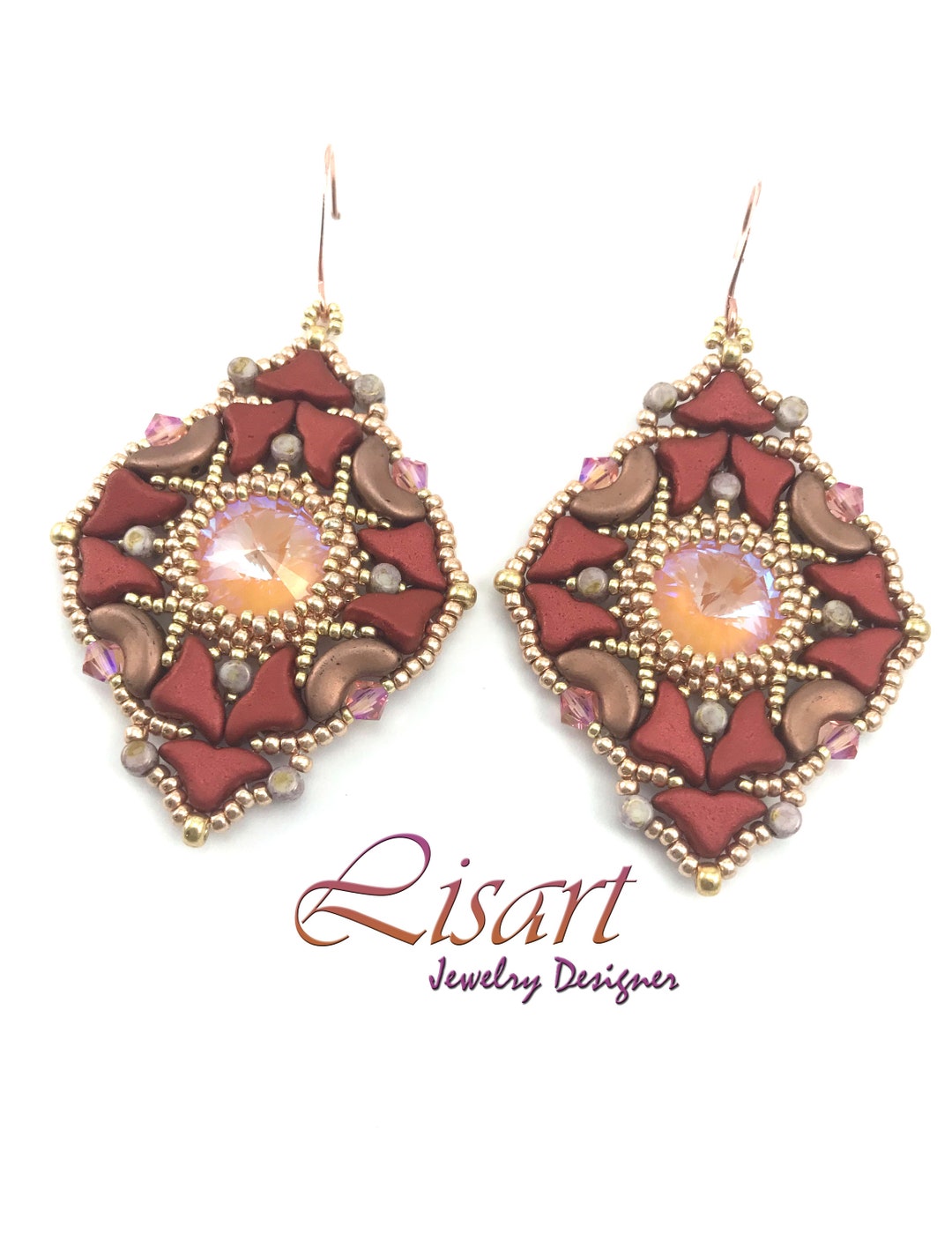 PDF Pattern for Making the "nantes" Earrings! - Etsy