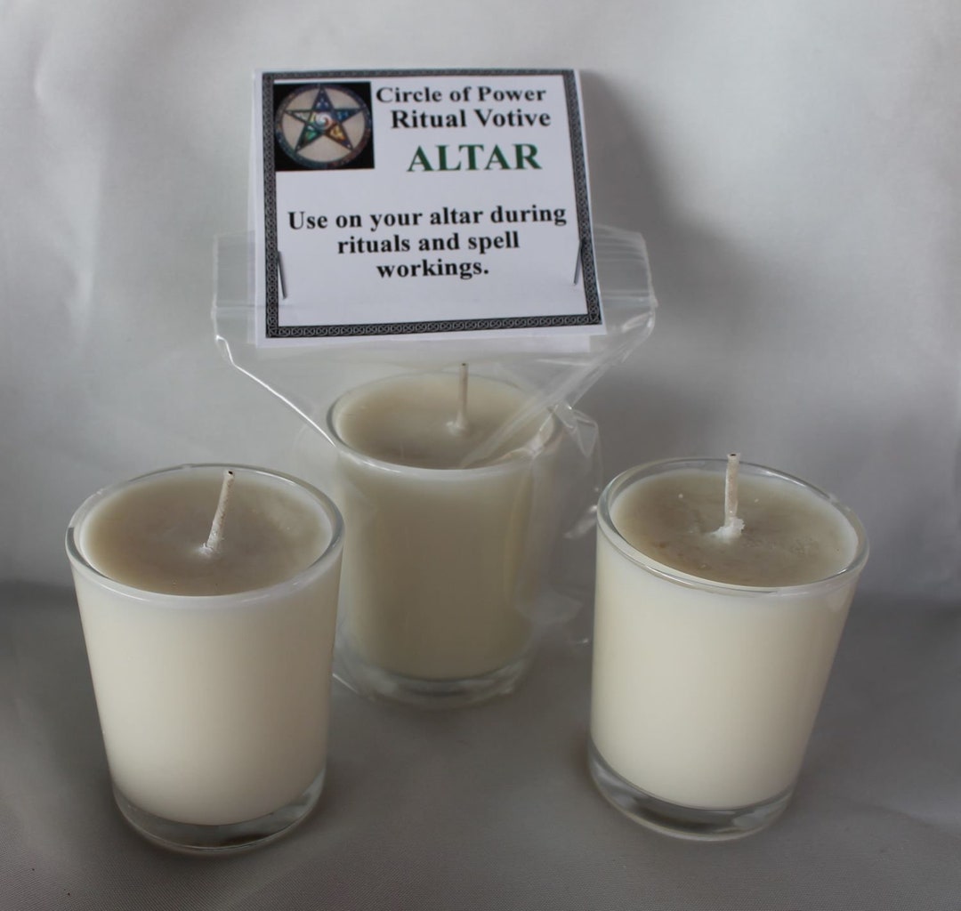 Altar Candle, Ritual Candle, Wicca Altar, Cleansing Candle, Wicca ...