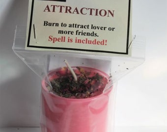 Attraction Spell Candle - Etsy