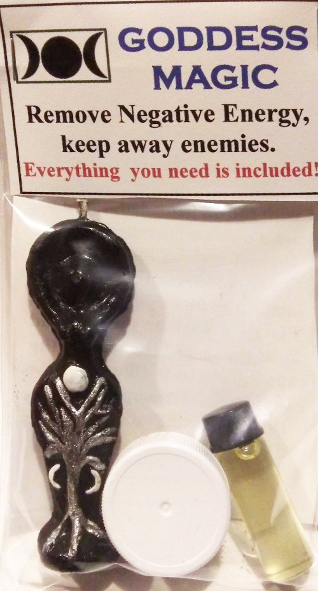Banishing Candle, Goddess Candle, Intention Candle, Remove Negative ...