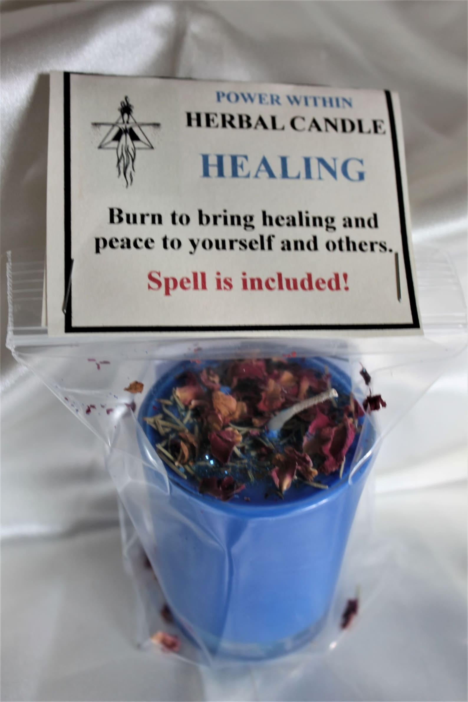 Healing Candle, Bring Healing, Peace to Yourself, Herbal Candle ...
