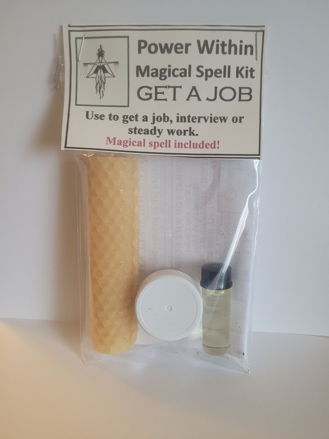 Get A Job Candle, Get a Job, Interview, Steady Work, Intention Candle ...