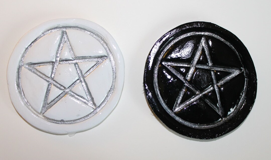 Wicca Altar Tiles, Pentacle Altar Tiles, Wiccan Supplies, New Moon ...