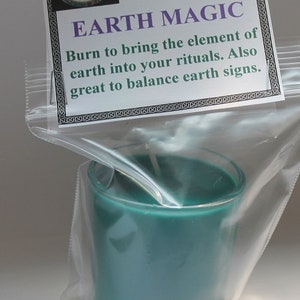 Earth Candle, Earth Ritual Candle, Fragrance Candle, Soy Candle ...