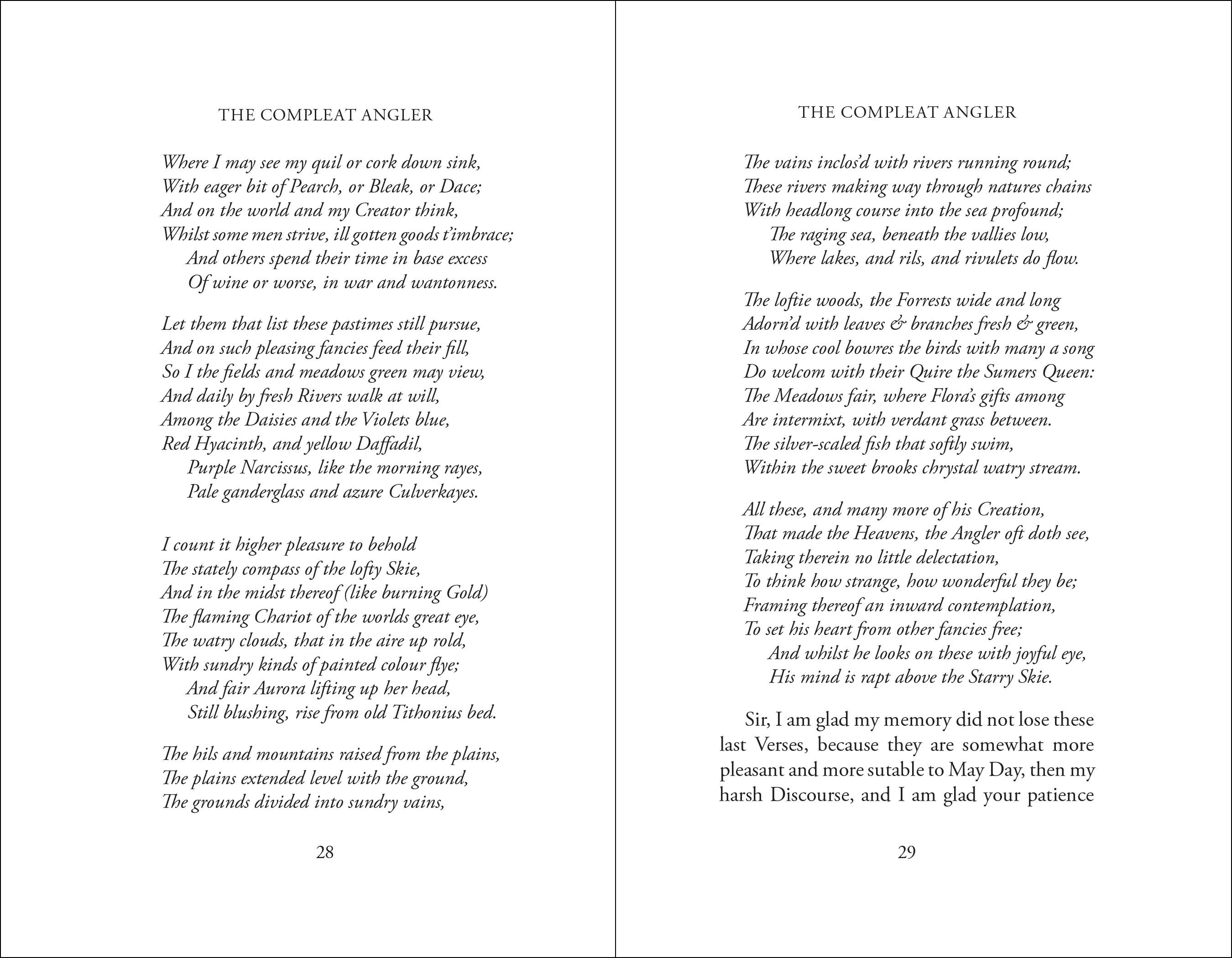 The Compleat Angler by Izaak Walton. Sold in Unfolded Sheets. - Etsy