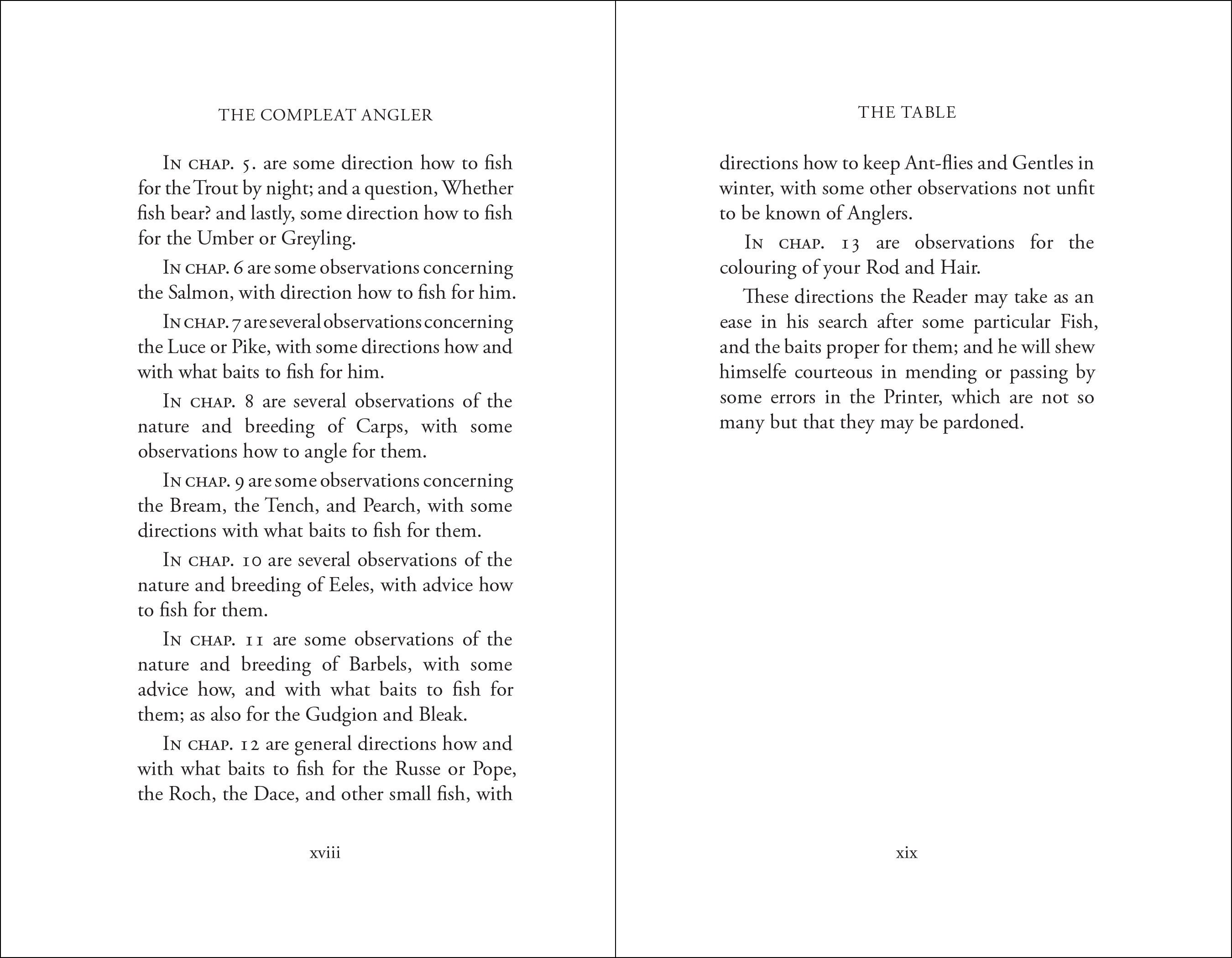 The Compleat Angler by Izaak Walton. Sold in Unfolded Sheets. - Etsy