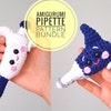 Laboratory Pipette Crochet Pattern Bundle, Realistic and Cute ...
