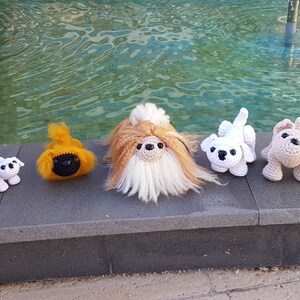 Amigurumi Pekingese Puppy Crochet Pattern, PDF, Stuffed Dog Pattern ...