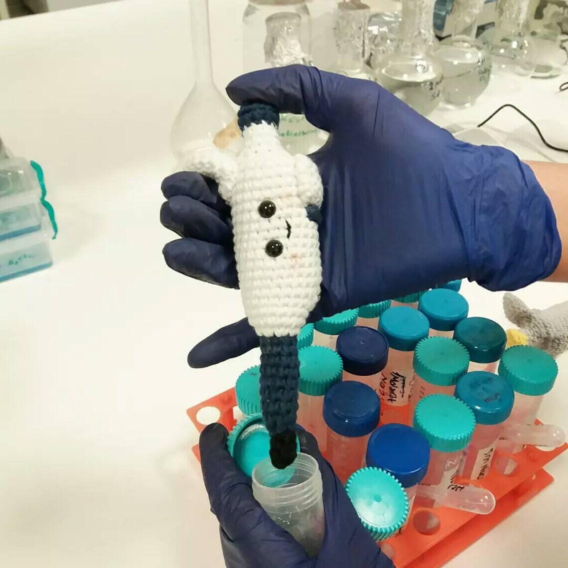 Laboratory Pipette Crochet Pattern Bundle Realistic and Cute - Etsy