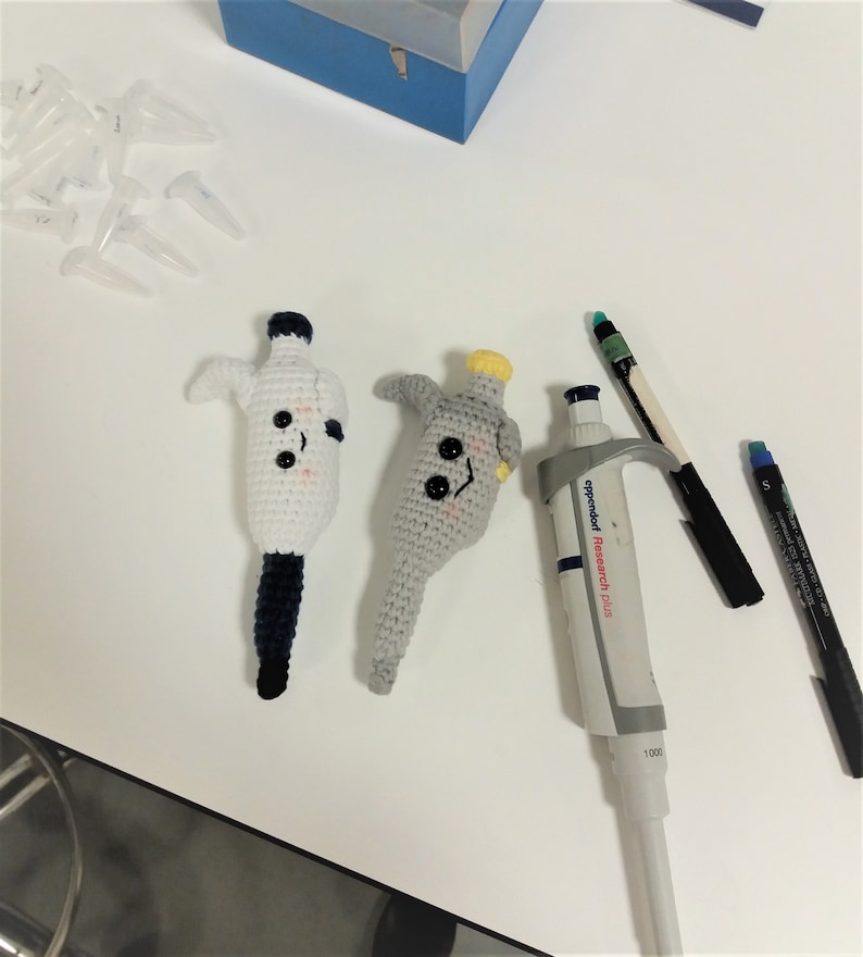 Laboratory Pipette Crochet Pattern Bundle Realistic and Cute - Etsy