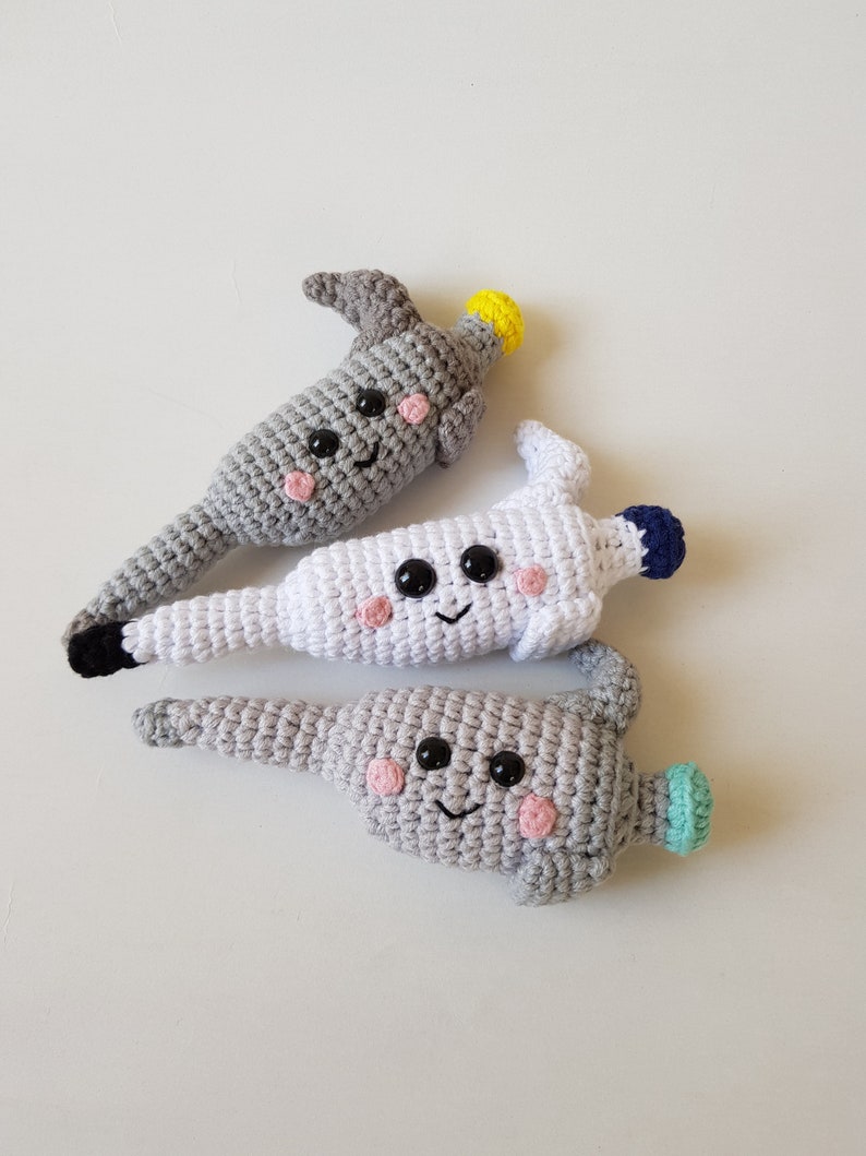 Laboratory Pipette Crochet Pattern Bundle Realistic and Cute - Etsy