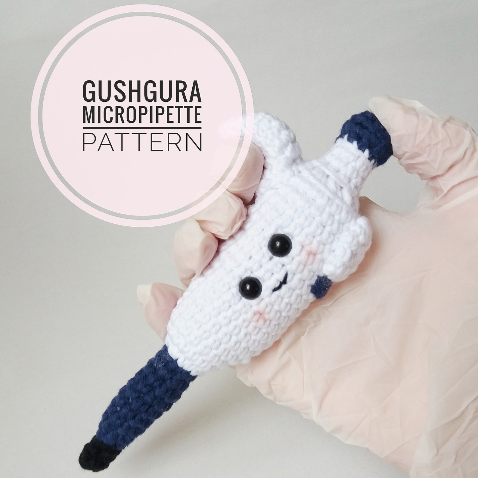 Laboratory Pipette Crochet Pattern Bundle Realistic and Cute - Etsy