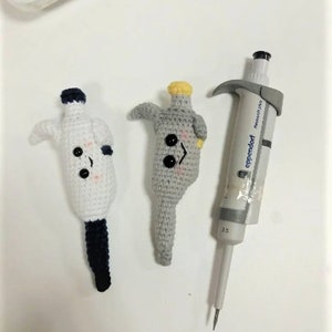 Laboratory Pipette Crochet Pattern Bundle, Realistic and Cute ...