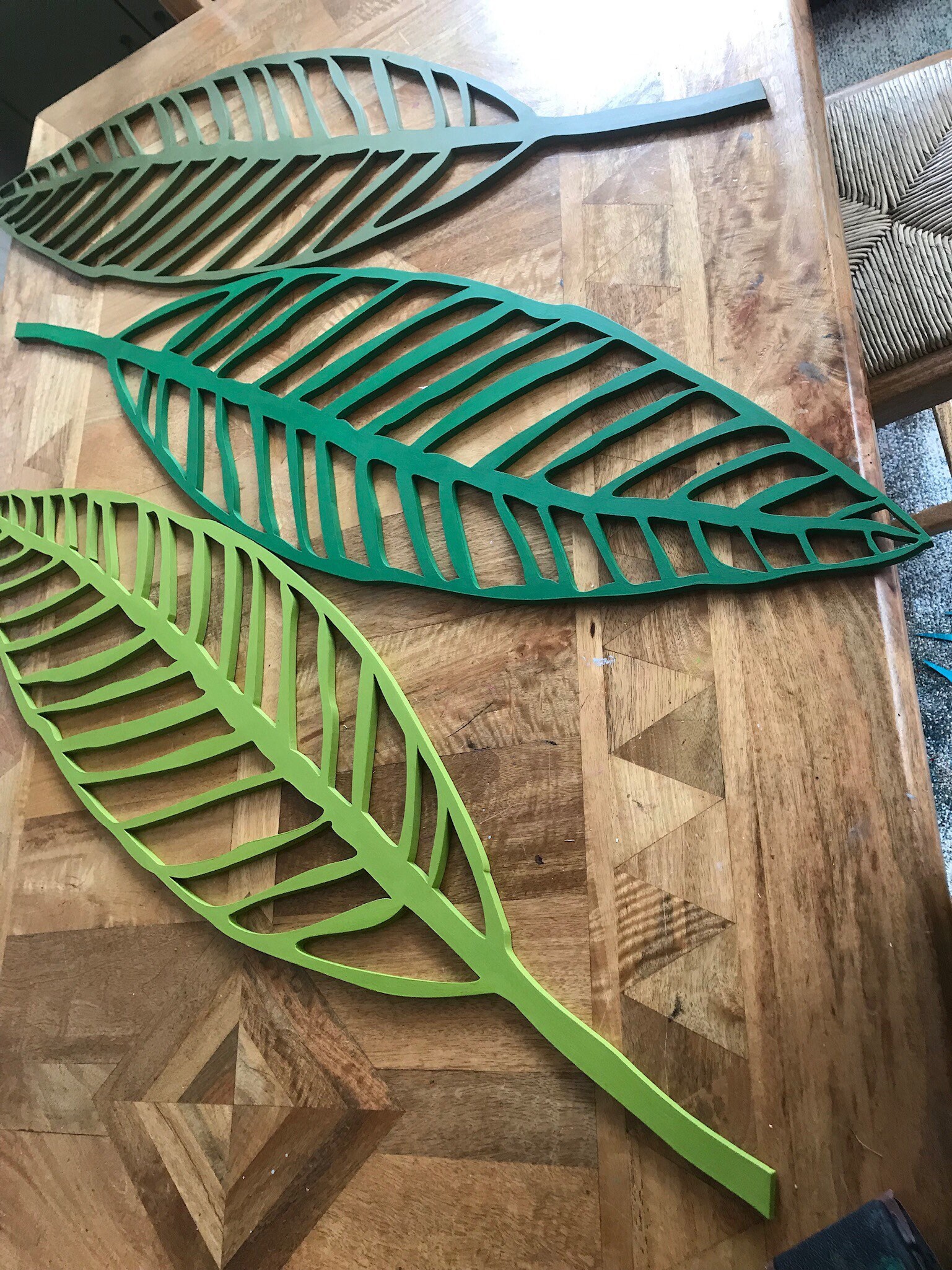 Leaf Wall Decoration Hanging Art Wooden Leaf Large Wooden Leaf - Etsy UK